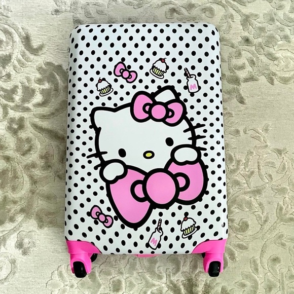 Hello Kitty | Accessories | Hello Kitty Rolling Luggage | Poshmark